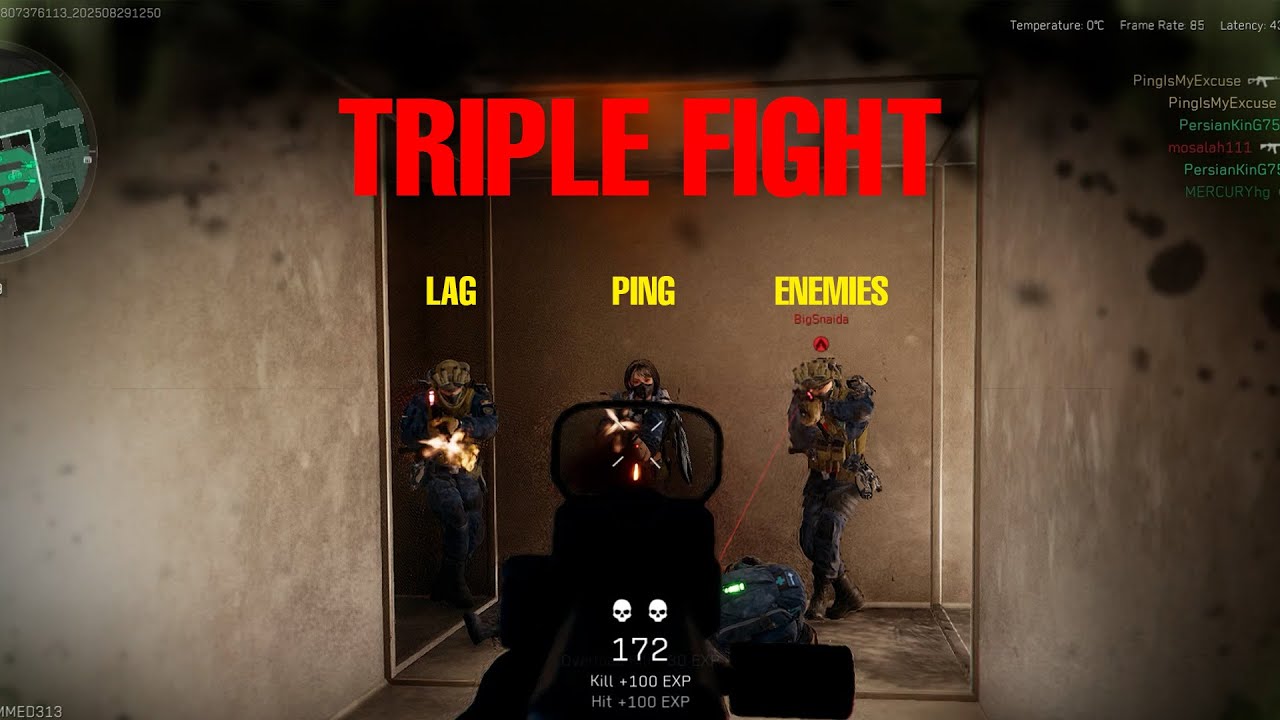 Delta Force Multiplayer Gameplay — Triple Fight: Lag, Ping, and Enemies ...