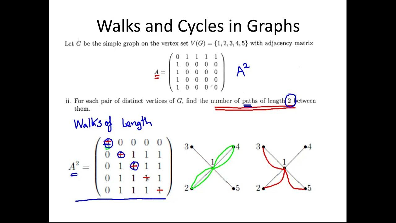 Walks and Paths in Graphs (Discrete Maths) - YouTube