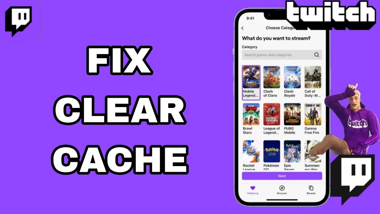 How To Fix And Solve Clear Cache On Twitch App | Final Solution - YouTube