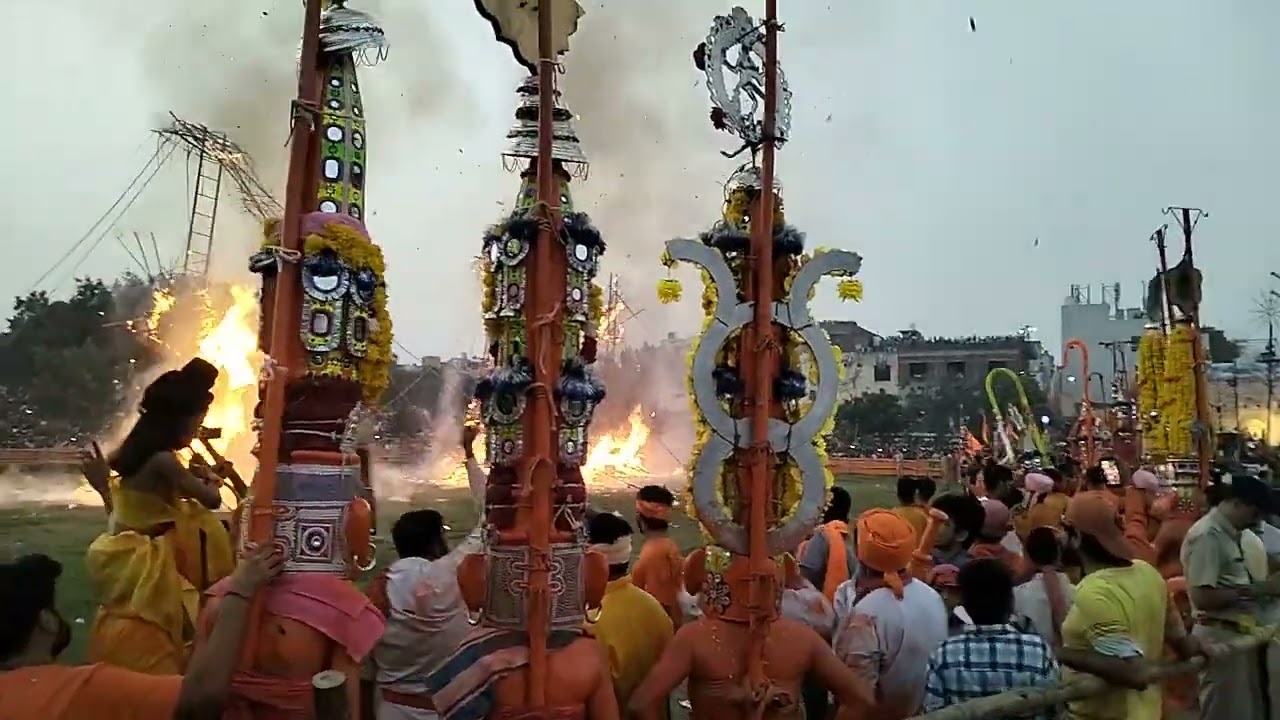 panipat Devi Mandir Ravan dahan - YouTube