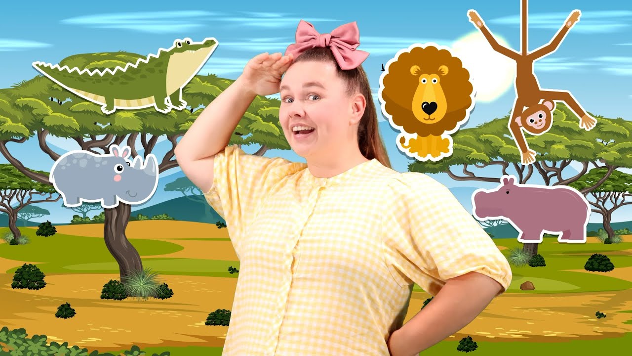 Savanna animals | Kids song | educational song for toddlers - YouTube