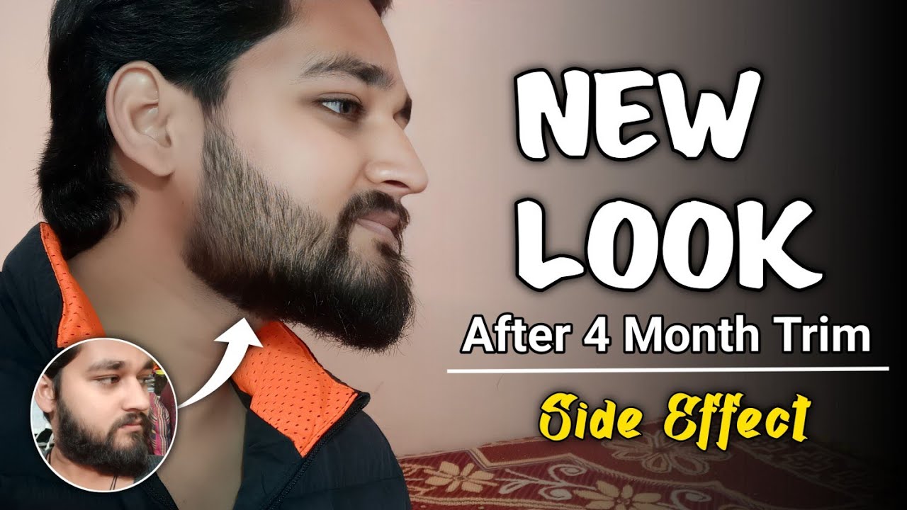 New Look 🔥 After 4 Month Beard trim | Minoxidil Side Effects | Dr Reddy ...