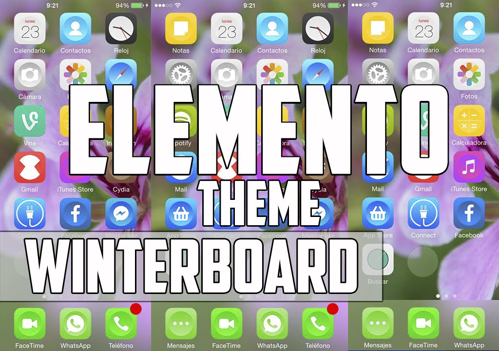 Elemento (Cydia) (Winterboard) (Theme) (iOS 8) - YouTube