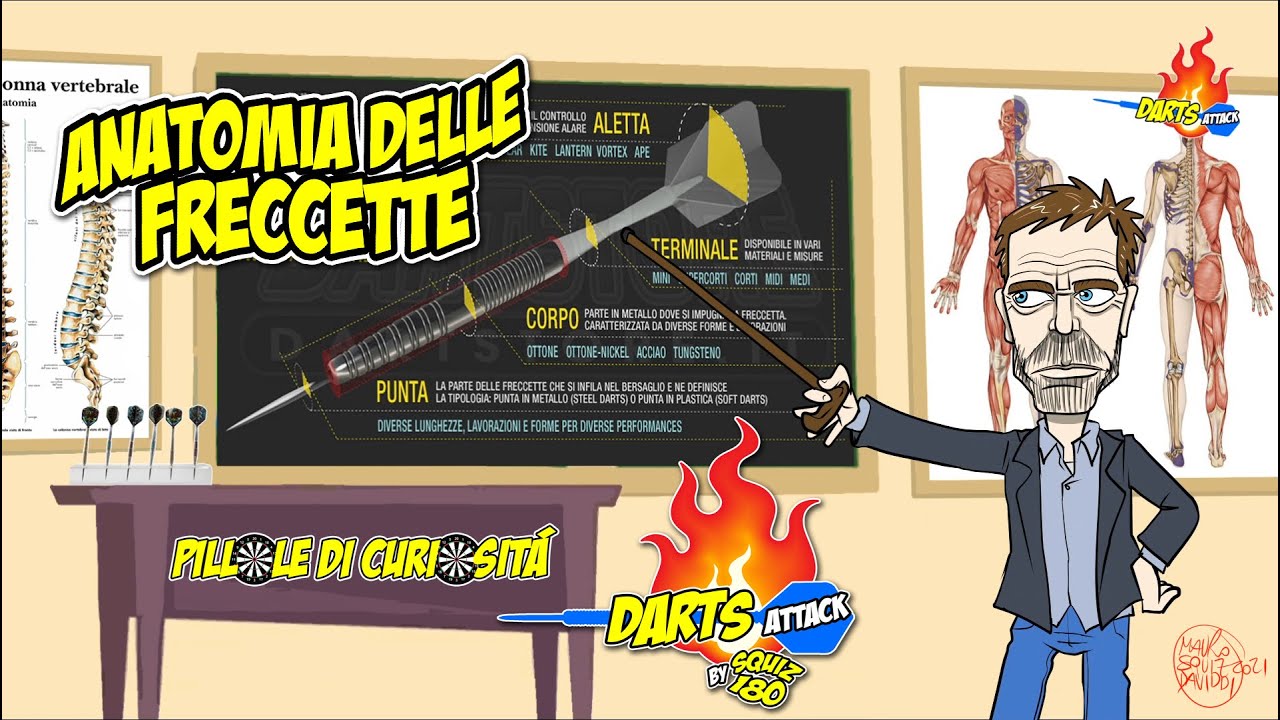 Come è fatta una freccetta. Anatomia delle freccette - YouTube