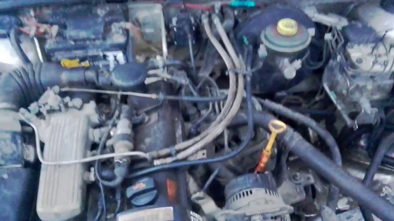 Audi 80 B4 2.0 ABK - praca silnika / engine sound. - YouTube