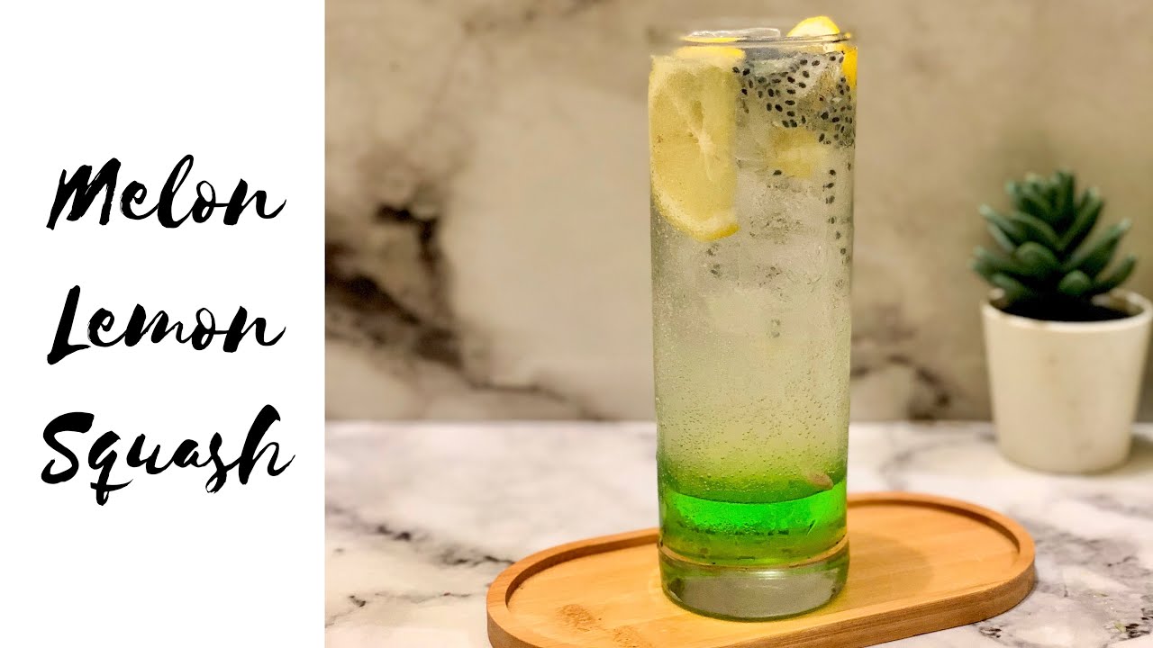 Melon Lemon Squash | Minuman Home Cafe Simple dan Segar - YouTube