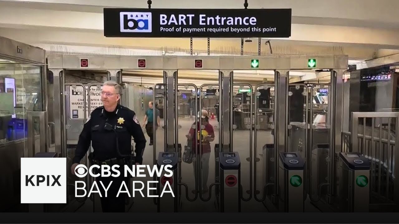 BART riders say security improving with new fare gates - YouTube
