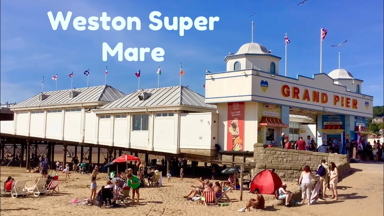 Weston Super Mare, Seafront, beach, Weston-Super-Mare, Weston, Somerset ...