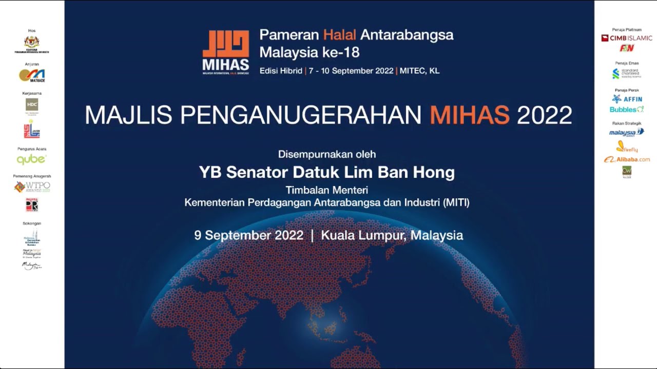MIHAS 2022 Awards Ceremony - 9 September 2022 - Full Video - YouTube