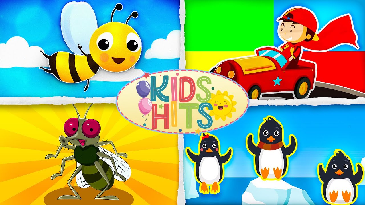 Buzzy Buzzy Bee + Color Song + More Nursery Rhymes & Kids Songs | Kids ...