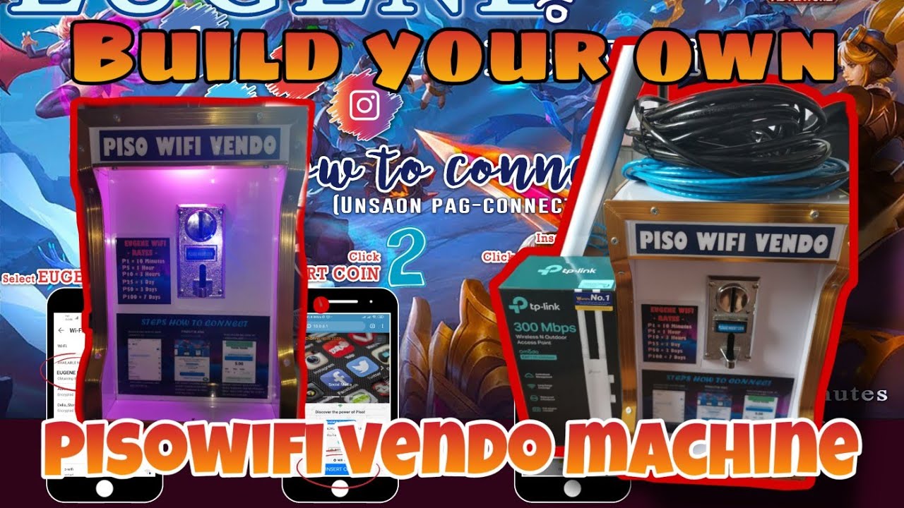 How to Build Piso Wifi Vendo Machine (Tagalog) - YouTube