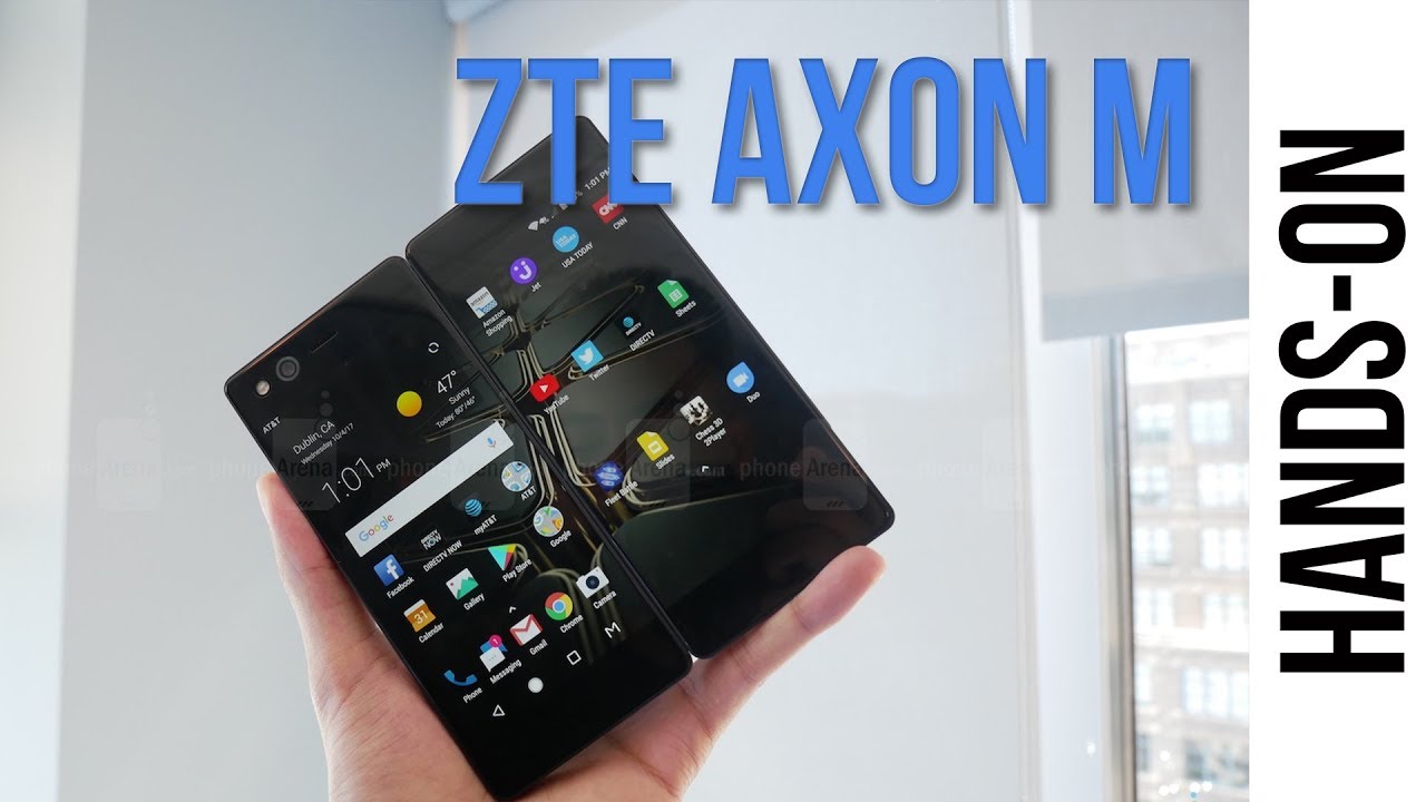 ZTE Axon M Hands-on - YouTube