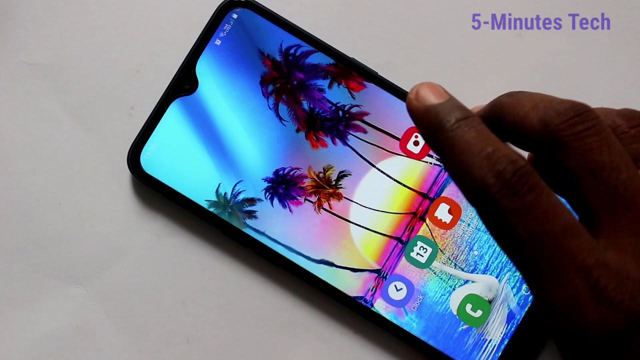 How to set face unlock in Samsung Galaxy A10s - YouTube