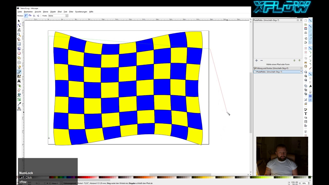 Inkscape Tutorial wehende Fahne "Raceflag" - YouTube