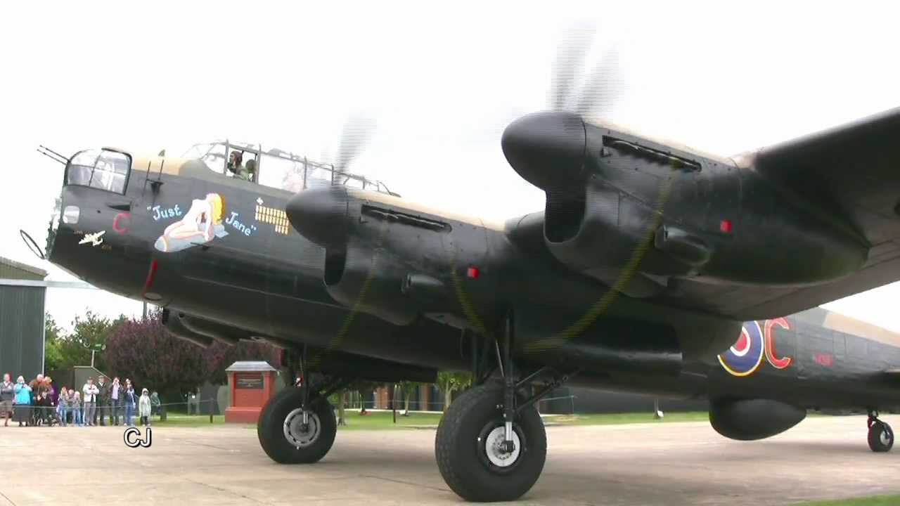 Lancaster Bomber 'Just Jane' - YouTube