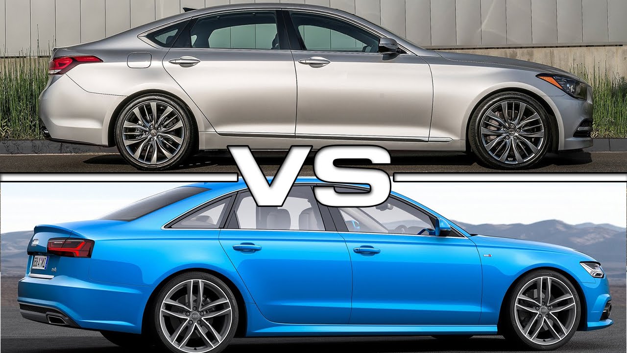 2017 Genesis G80 vs Audi A6 - YouTube