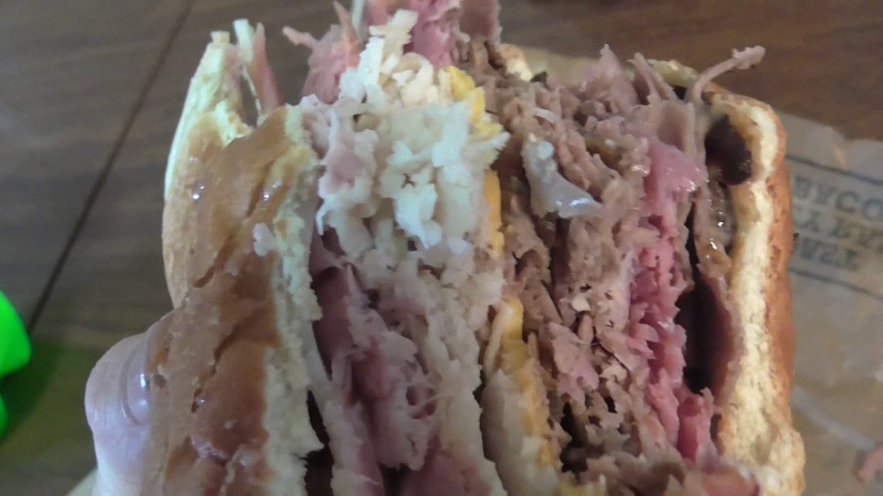 Arbys Meat Mountain Sandwich!! The Biggest Arbys Sandwich They Make ...
