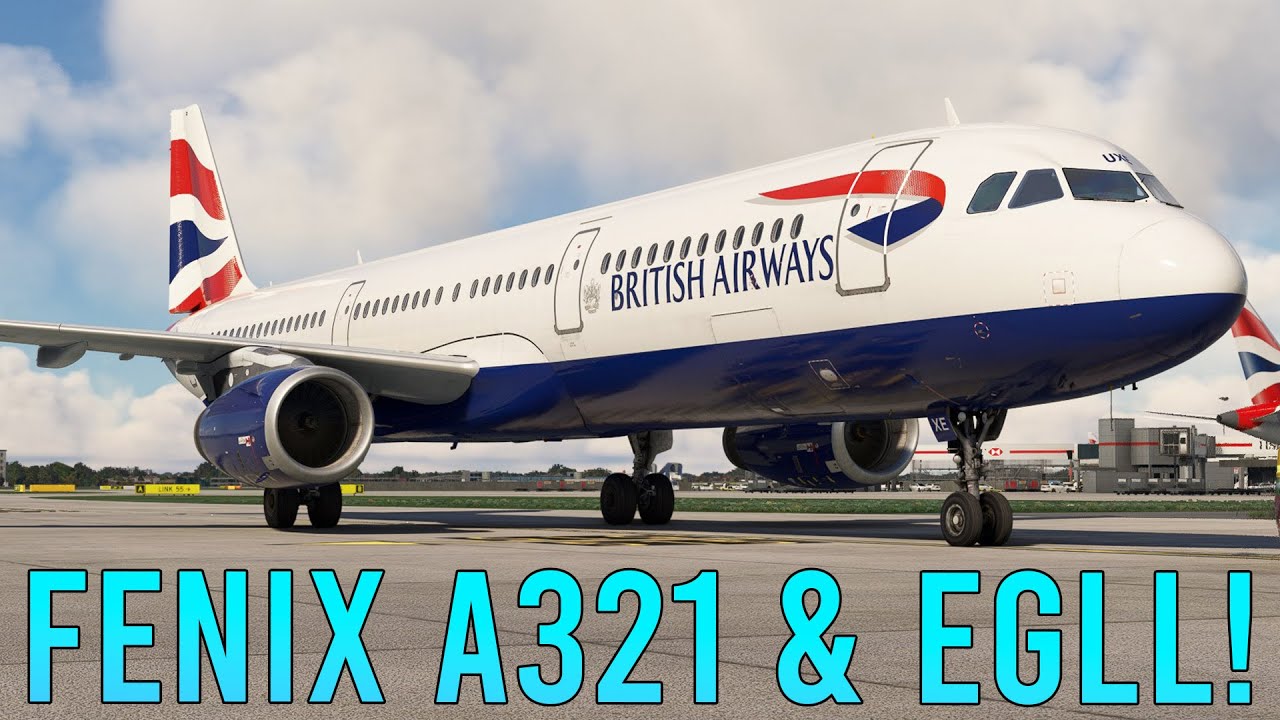 ️ FENIX A319/A321 OUT NOW! ️ BUSY HEATHROW! ️ NEW Joystick & Throttle ...