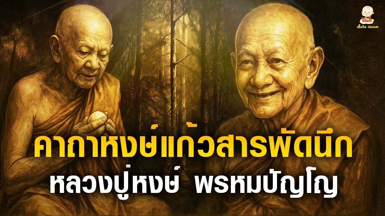 3 คำสั้นๆ ช่วยเสริมเมตตามหานิยม #หลวงปู่หงษ์พรหมปัญโญ | Dekwat Channel - YouTube