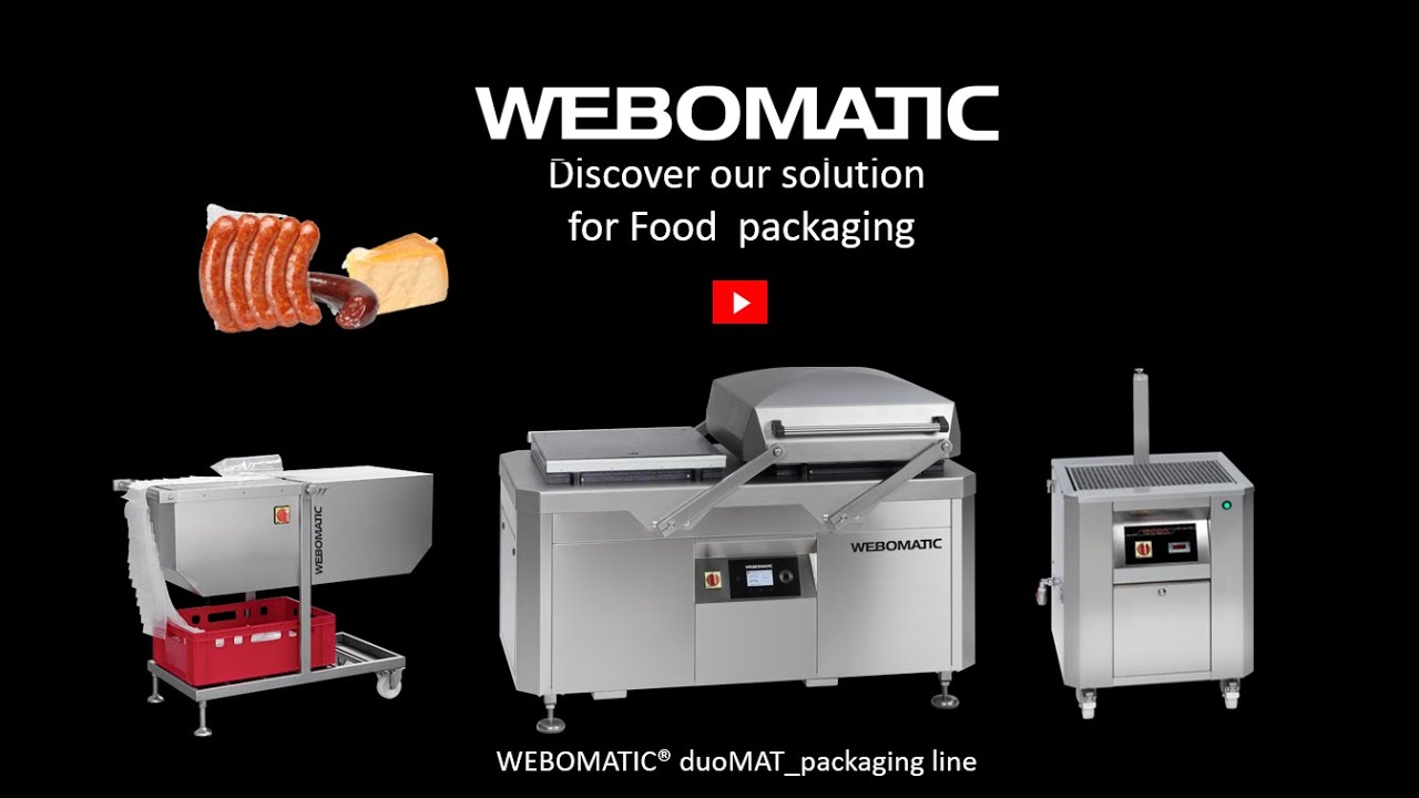 WEBOMATIC manuelle Verpackungslinie duoMAT - YouTube