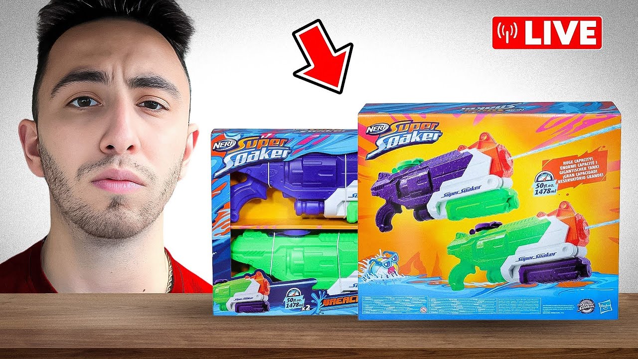 Water Gun Unboxing and Filming! - YouTube