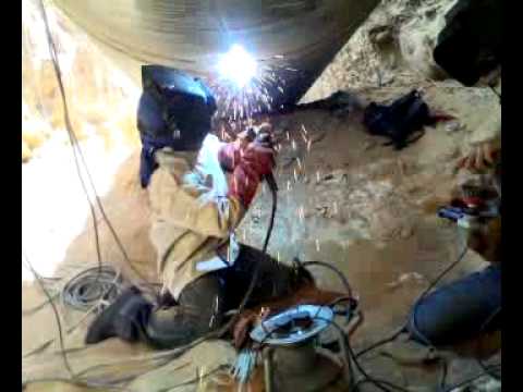 Pipe welder in Saudi Arabia - YouTube