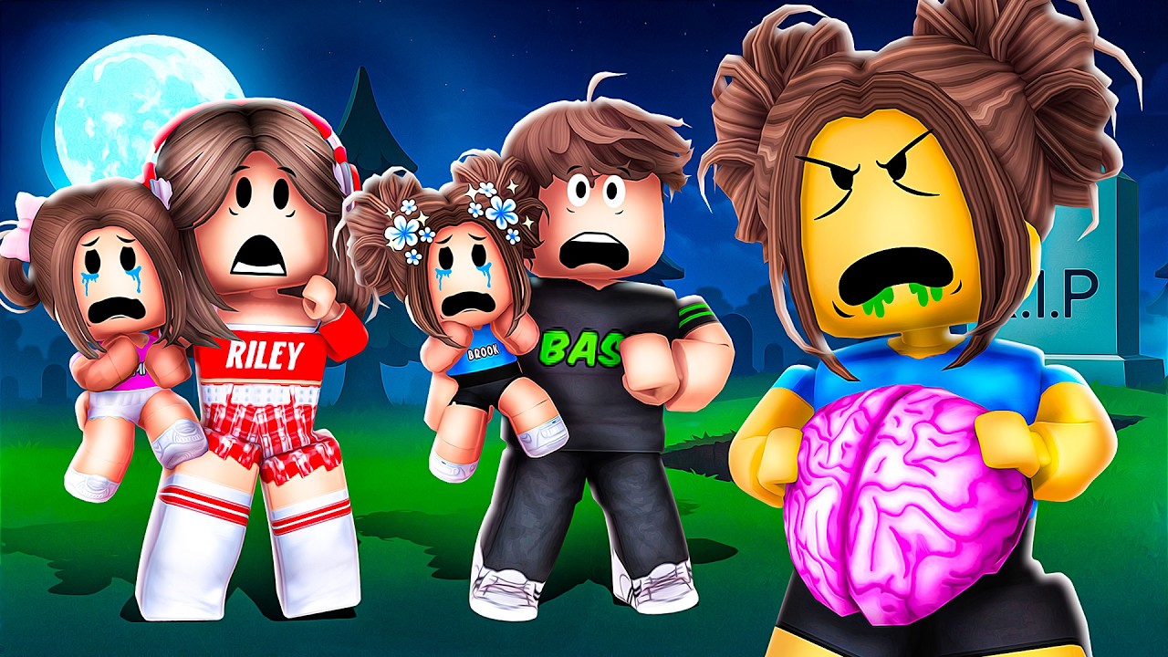 Brook TURNED INTO A ZOMBIE In Roblox Brookhaven! - YouTube
