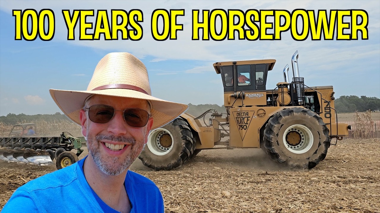 100 Years of Horsepower 🚜 Farming demonstrations 🚜 Belleville, Illinois Tractor Show 2024 - YouTube