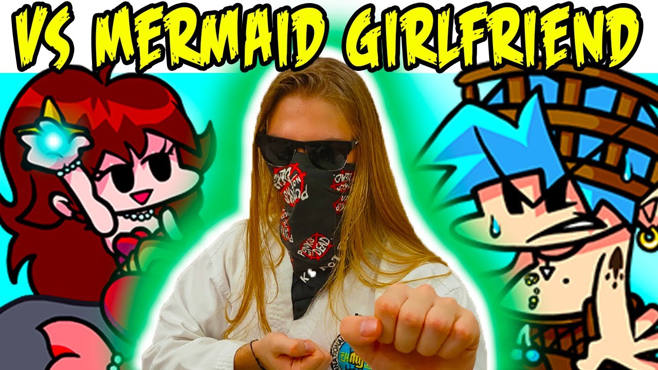 Friday Night Funkin' VS Mermaid Girlfriend Seaside Serenade (FNF Mod ...