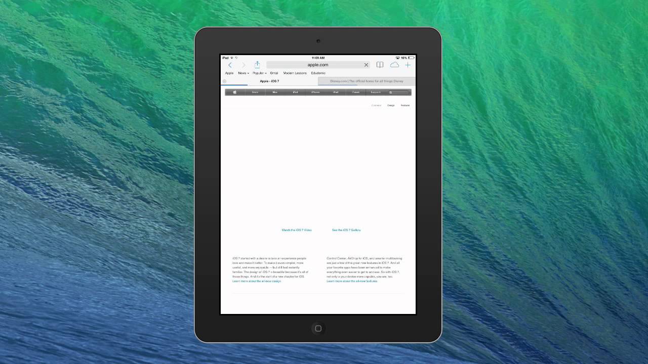 How To Use Tabbed Browsing On The iPad - YouTube