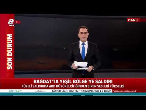 IRAK BAĞDAT'TA AMERİKA'NIN YEŞİL BÖLGELİ BÜYÜKELÇİLİĞİNE FÜZELİ SALDIRI GERÇEKLEŞTİ!!!