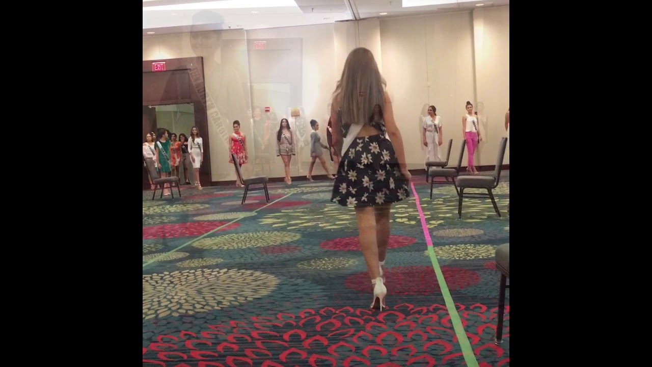 Pageant Walk Miss Teen US Latina 2018 - YouTube