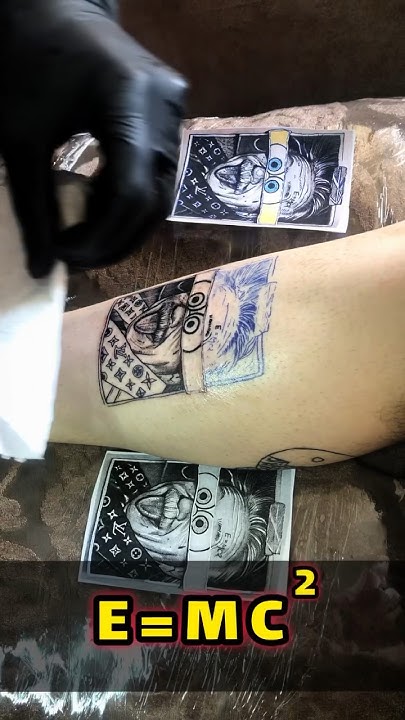#einstein #tattoo #einsteintheory #emc2 #تتو #آموزش_تتو - YouTube