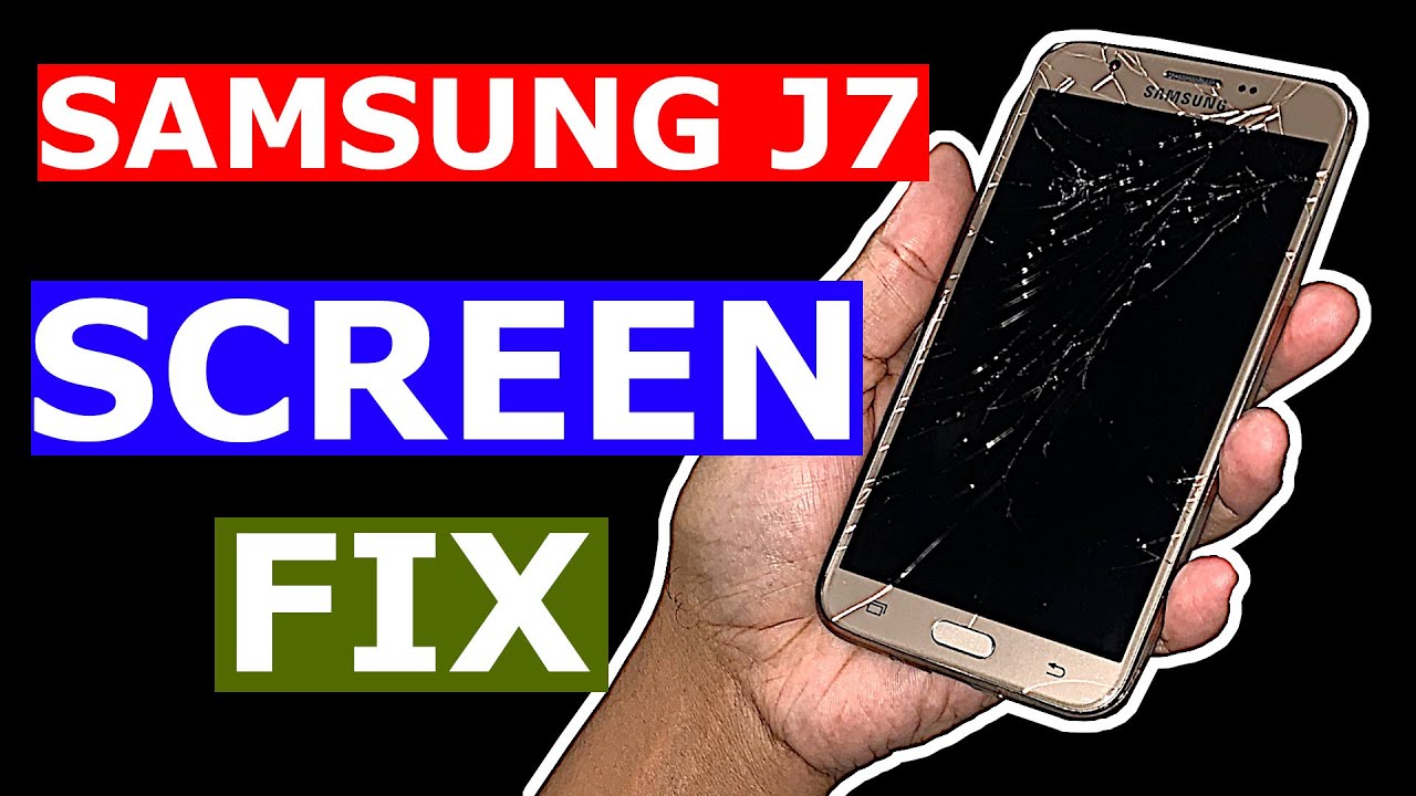 Cell Phone Screen Replacement: Samsung J7 - YouTube