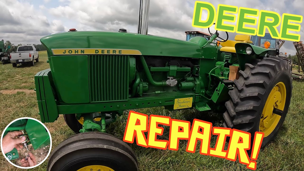 DEERE repair! 4020 JOHN DEERE gets a battery cutoff - YouTube