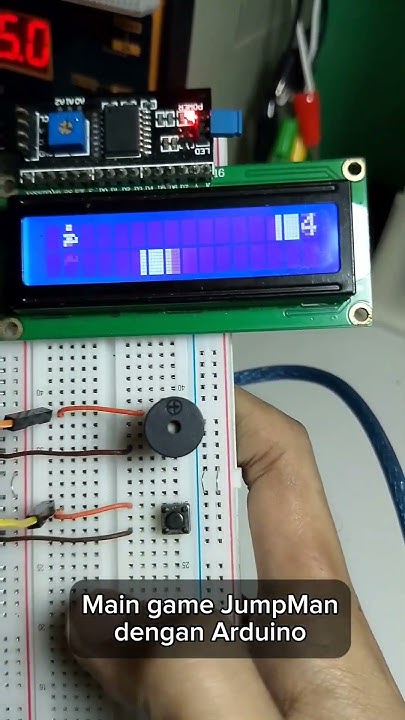 Main game JumpMan ala Dino Chrome sederhana dengan Arduino - YouTube