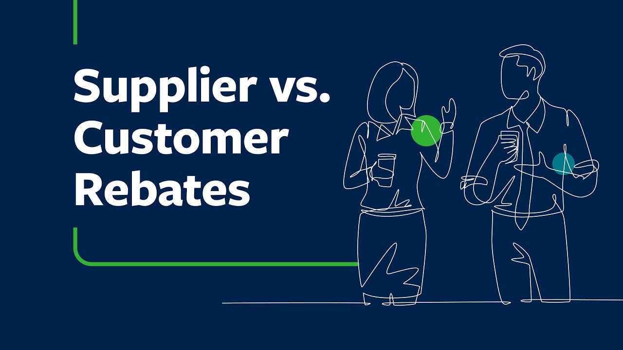 Supplier vs Customer Rebates - YouTube