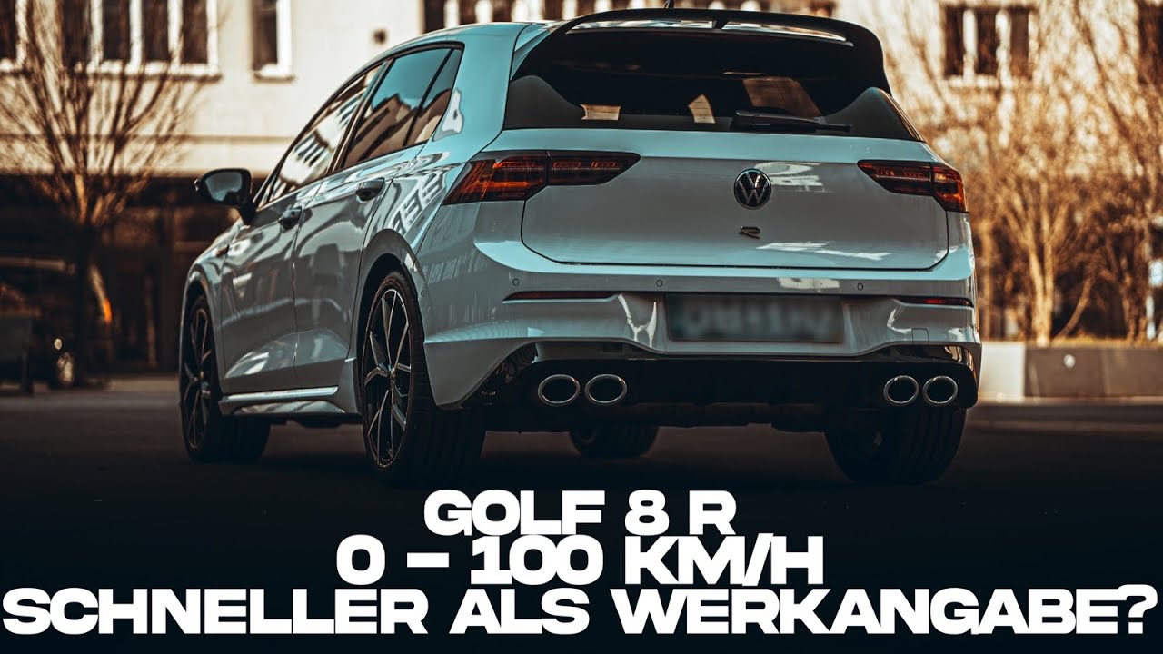 Golf 8 R - Review: 0-100/100-200? - YouTube