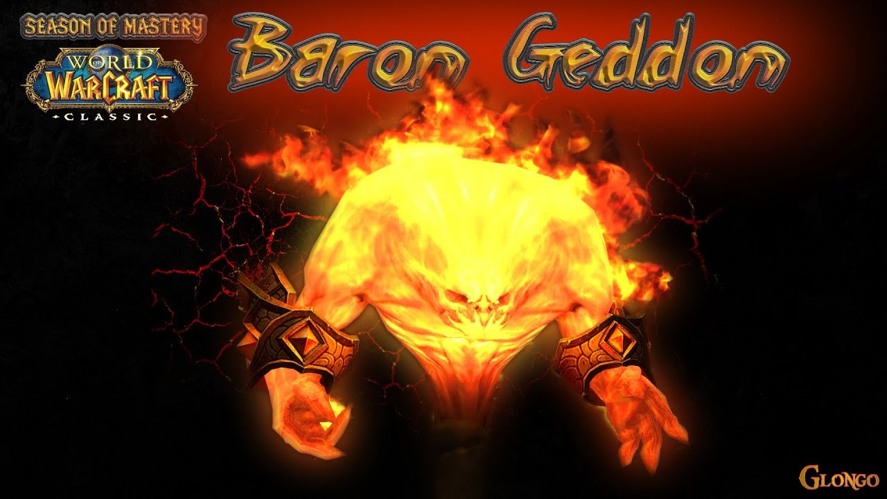 Baron Geddon Guide - Season of Mastery - YouTube