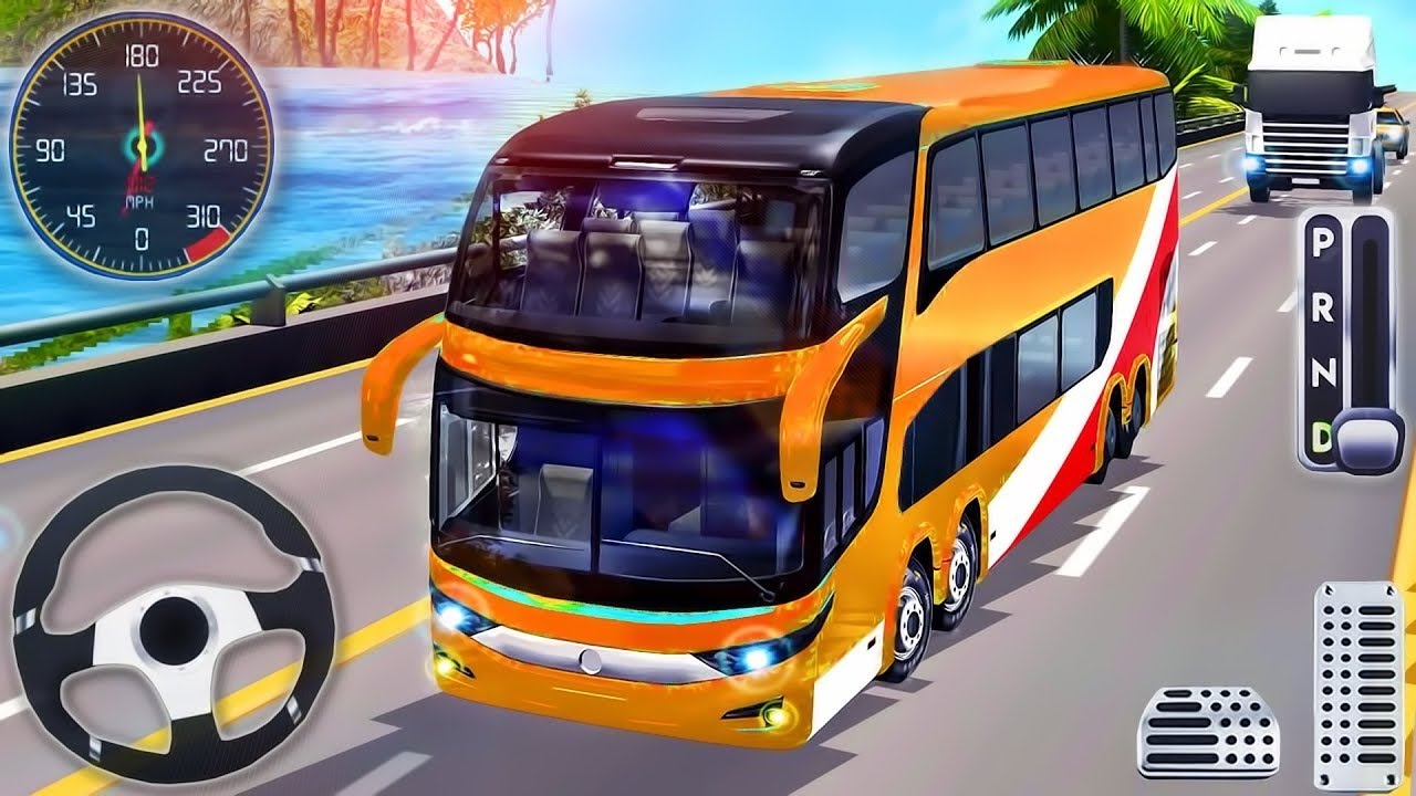 Luxury Bus Driver Simulator 3D - Real City Euro Coach Bus Driving ...