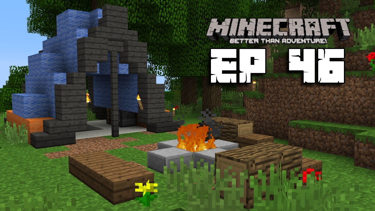 Camping! - Minecraft Beta: Better Than Adventure | EP 46 - YouTube