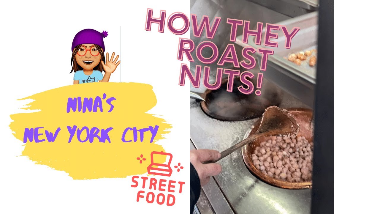 How They Roast Nuts! NYC street food, New York City travel for kids ...