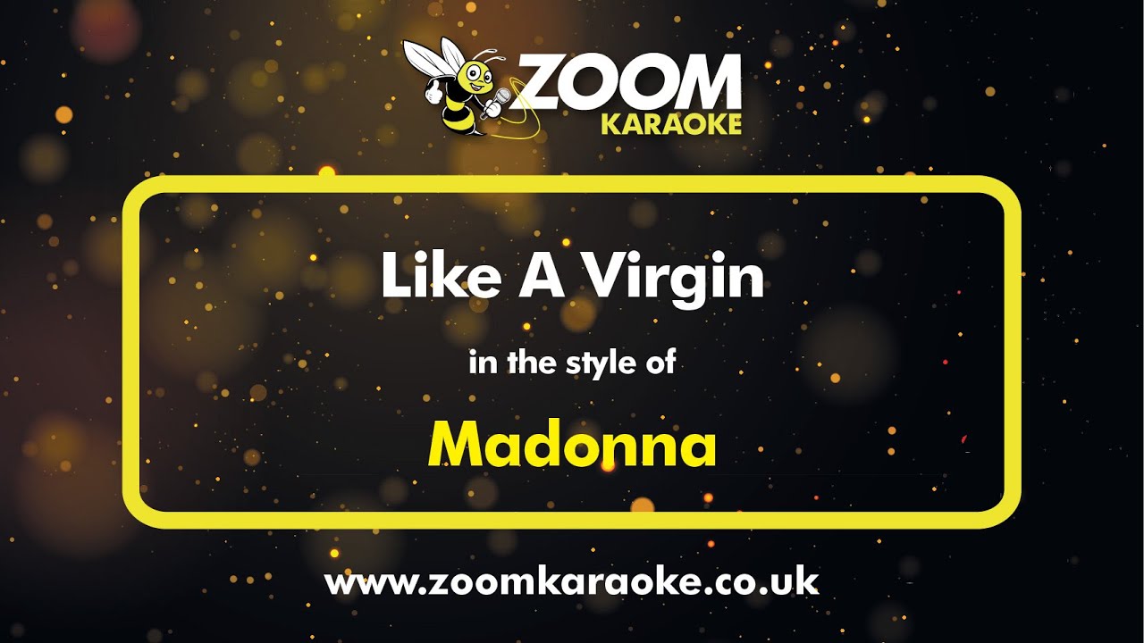 Madonna - Like A Virgin - Karaoke Version from Zoom Karaoke - YouTube