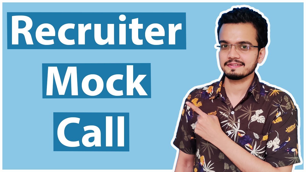 Recruiter Calling a Candidate | Sample Mock Calls | Excel Sheet Entry ...