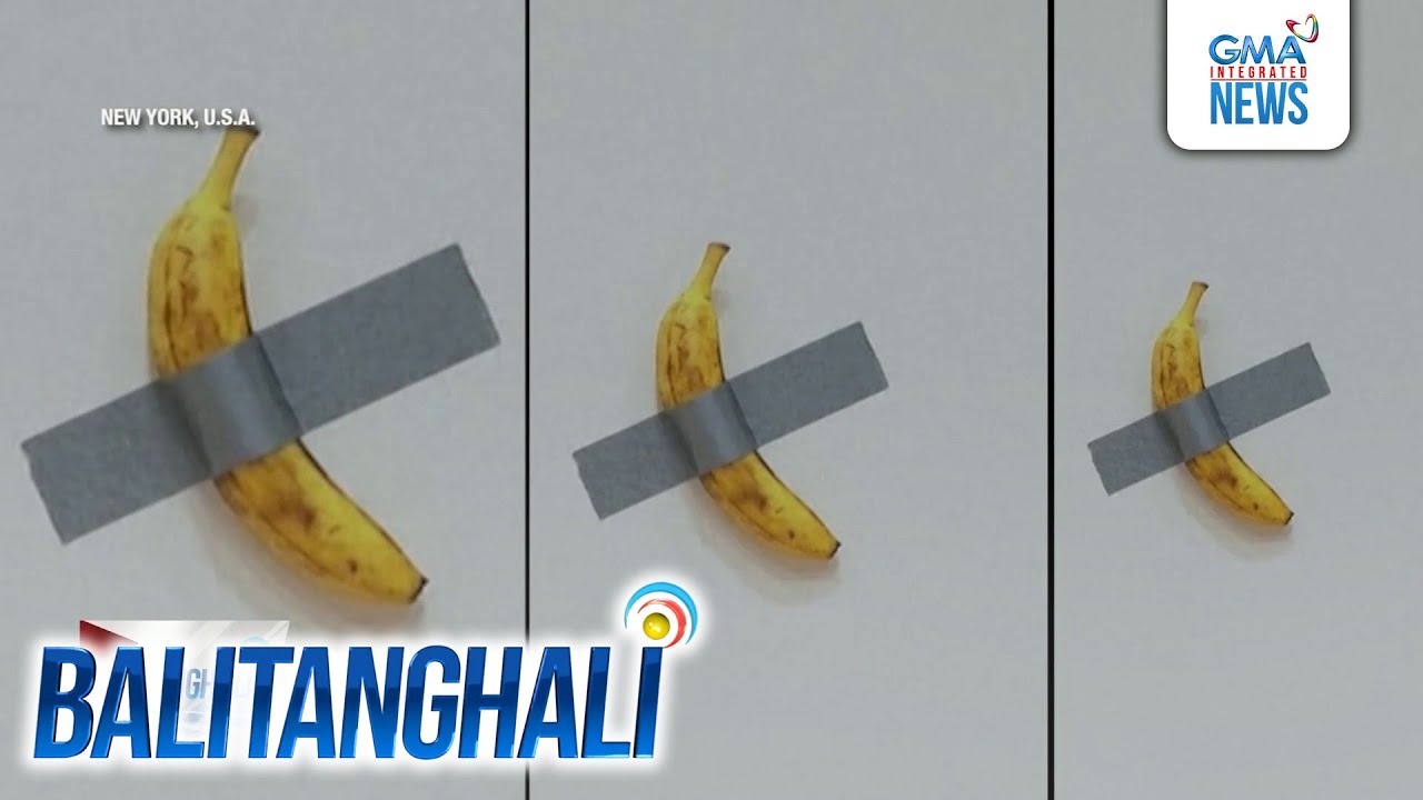 Saging na naka-tape sa pader, naibenta sa auction sa halagang mahigit ...