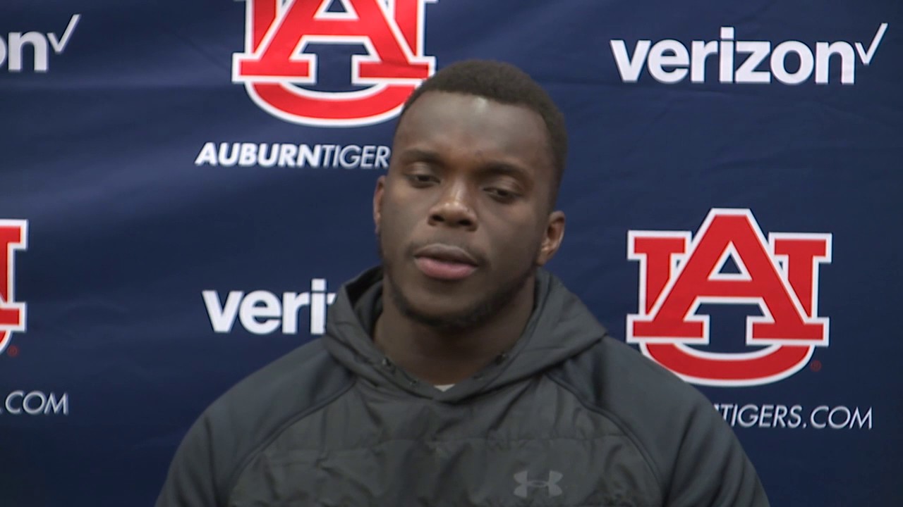 Auburn linebacker Deshaun Davis talks spring practice - YouTube