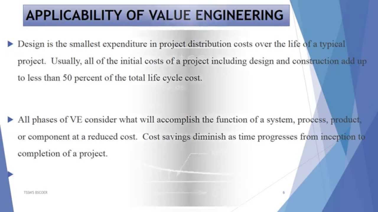 Value Engineering seminar presentation - YouTube