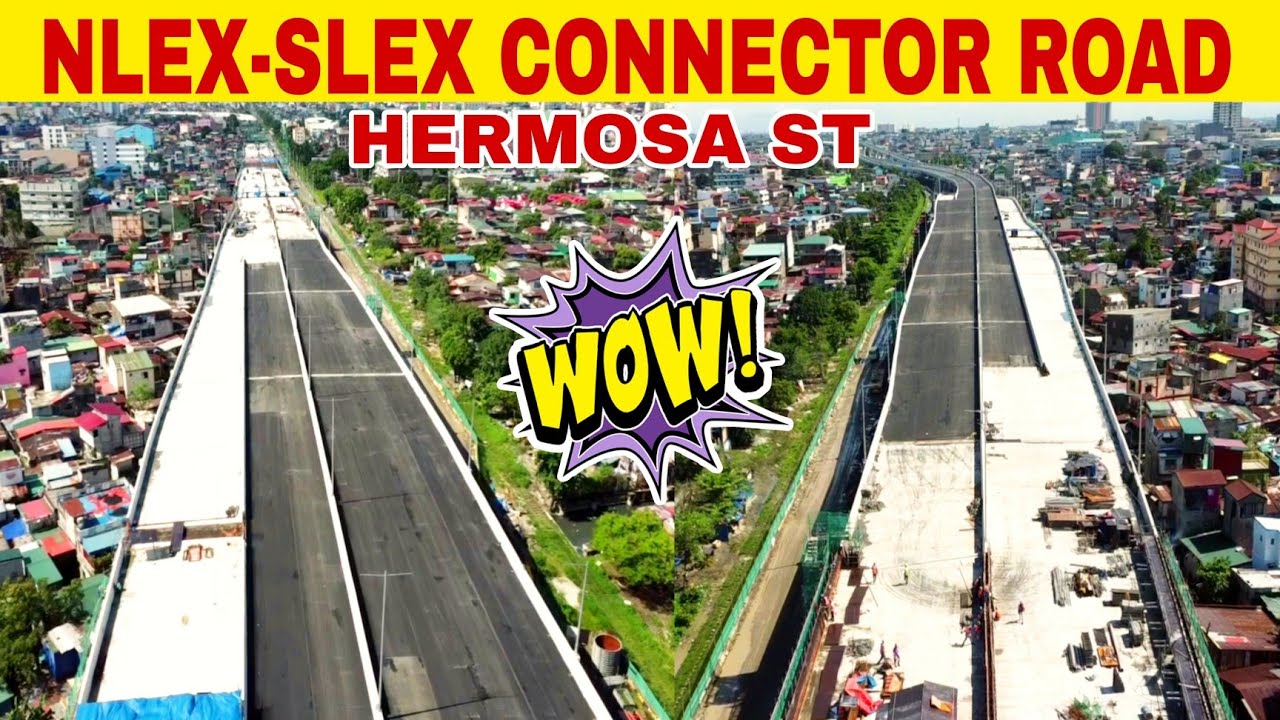 Latest Update NLEX-SLEX CONNECTOR ROAD PROJECT HERMOSA ST - YouTube