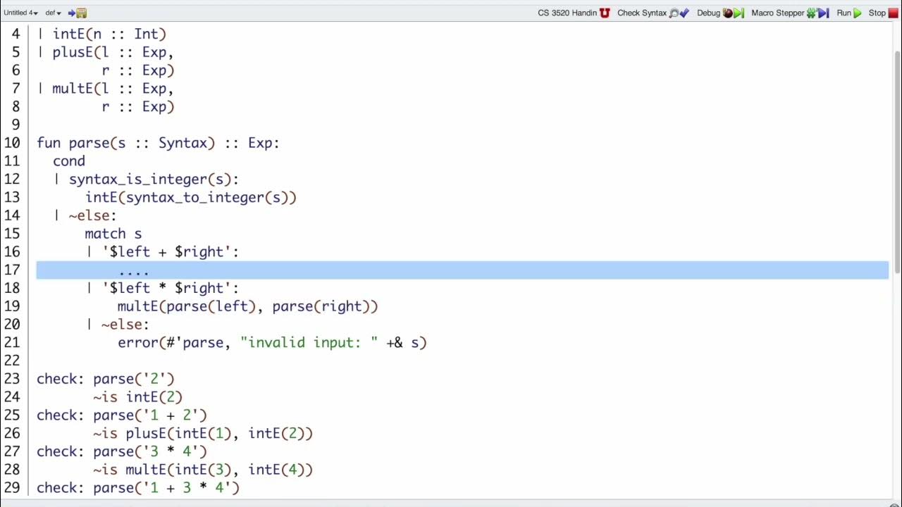 Shplait Interp 4 - parsing - YouTube