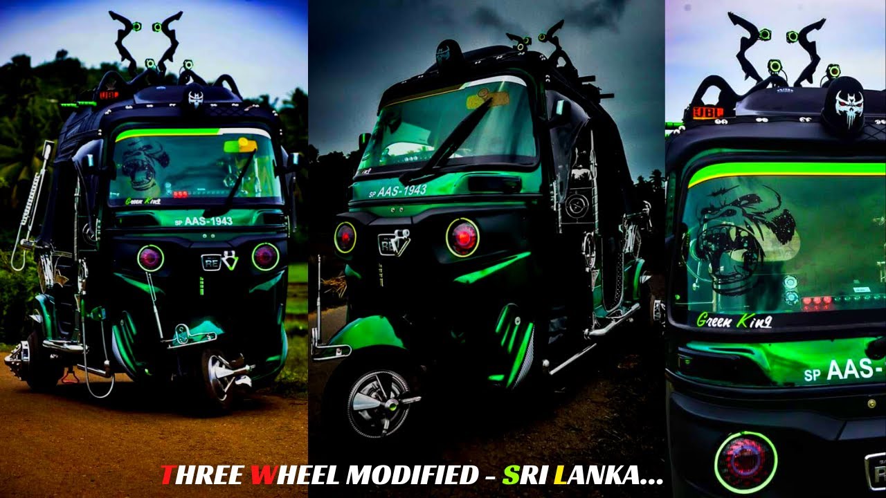 අලුත් සුපිරියක් ඇවිත් බලාගෙන යමු😘 ️😋three wheel modified matara- sri ...